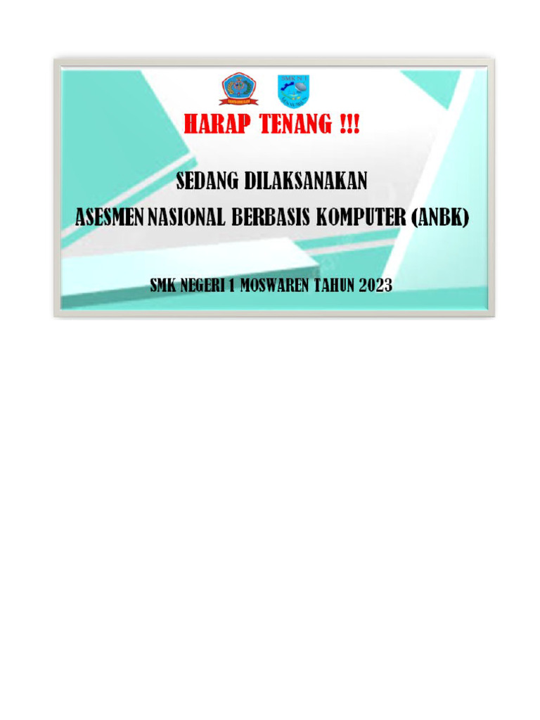 Baliho Anbk 2023 | PDF