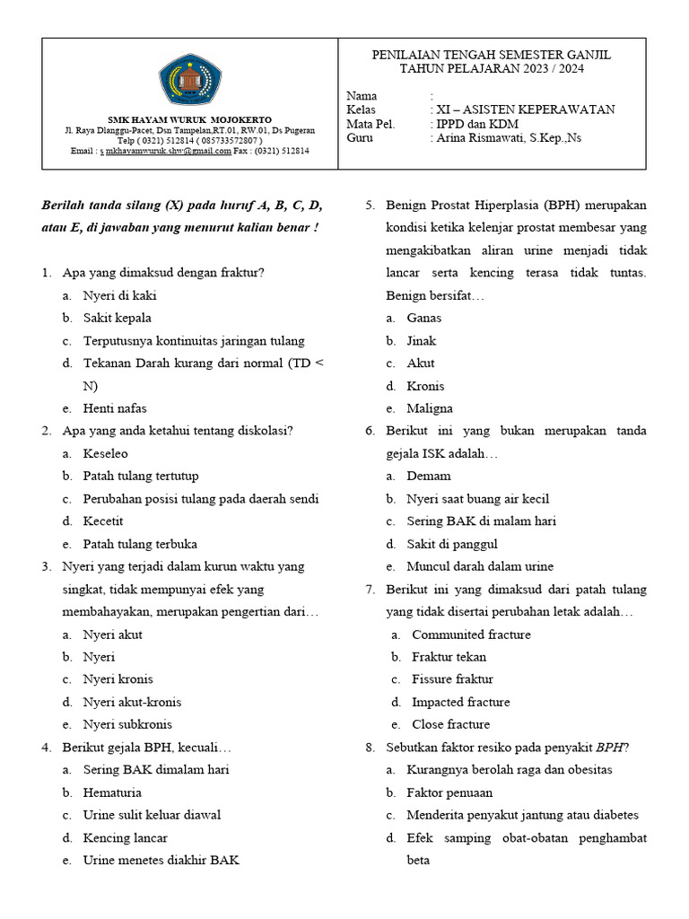 Arin Kelas Xi Produktif (Ippd, KDM) | PDF