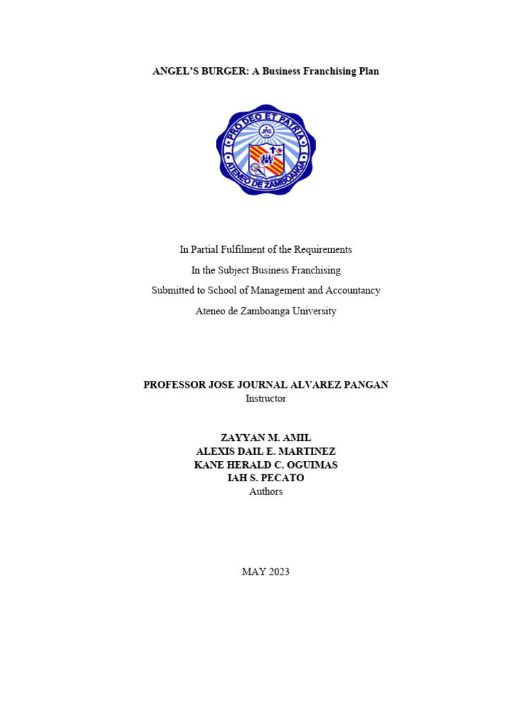 Franchising Final Paper | PDF