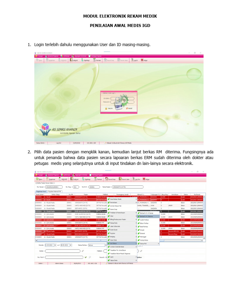 Modul Erm 3 Igd Penilaian Awal Medis Igd | PDF