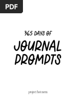 TM - 365 Sample Table Topics Questions | PDF | Love | Time