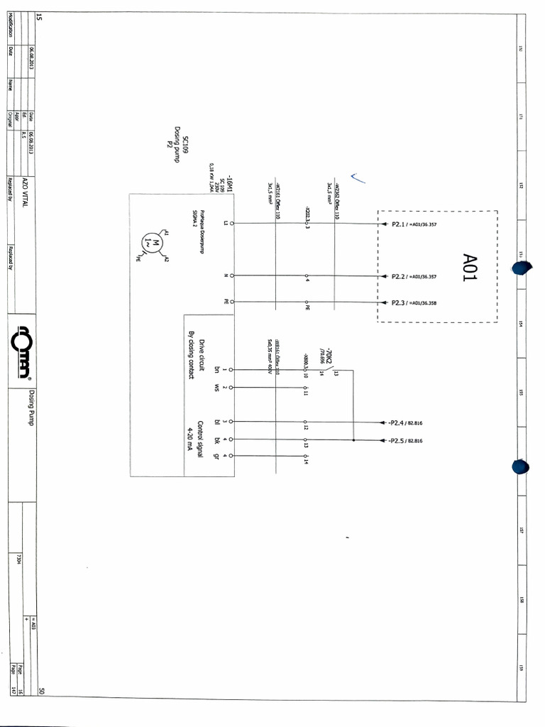 Dosing Pump Control Circuit Details | PDF