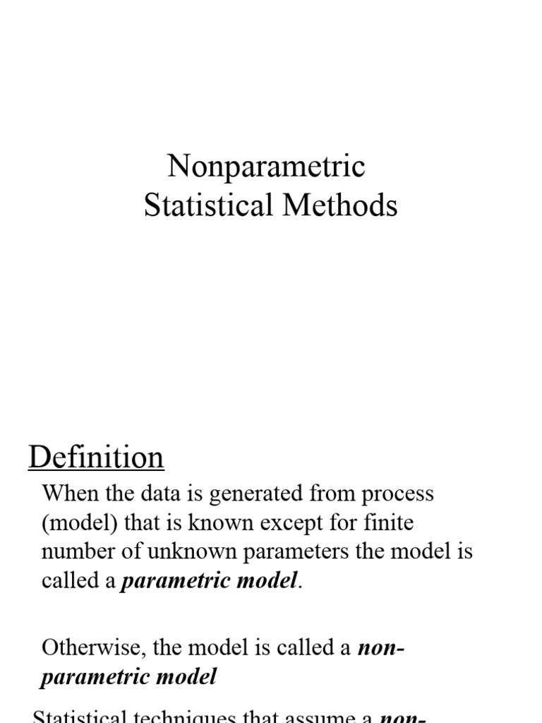 S244 18 Non Parametric Statistical Techniques Pdf