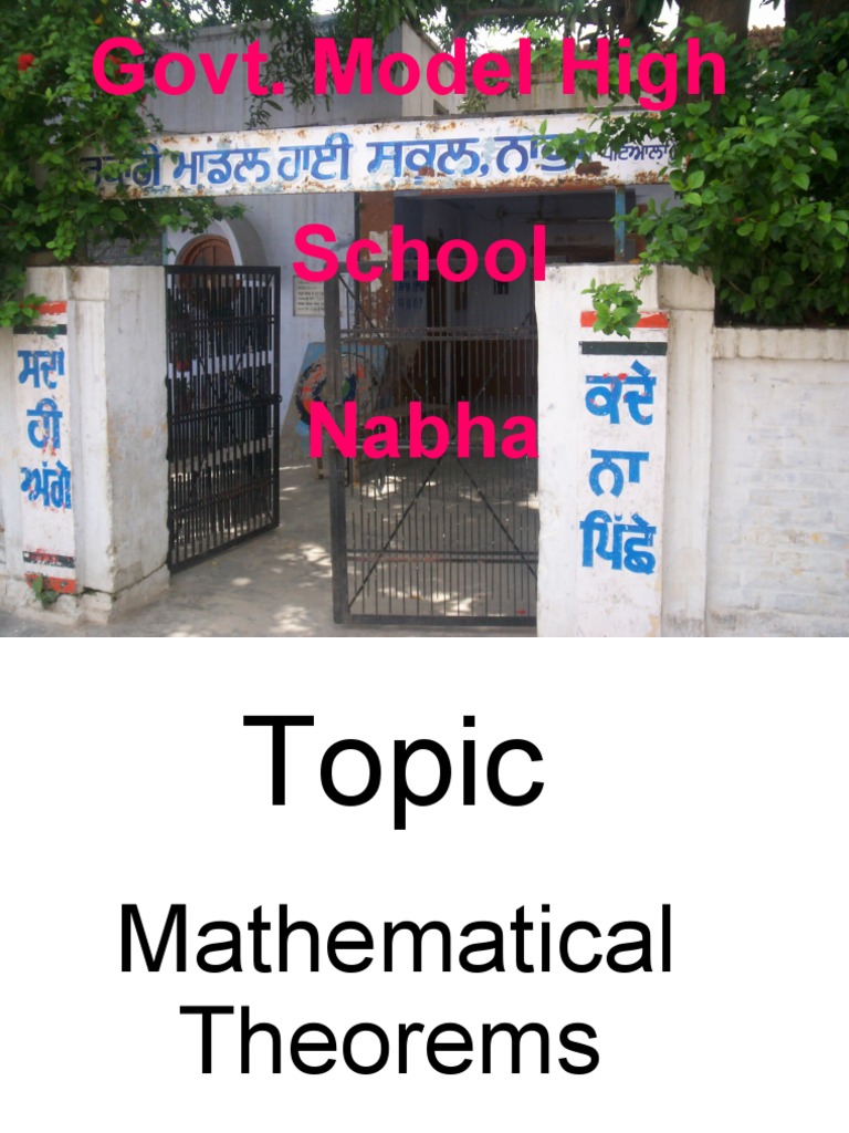 Mathematical Theorems | PDF | Area | Triangle