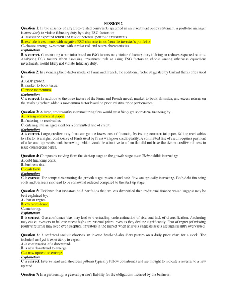 Test 4 - PM - A | PDF