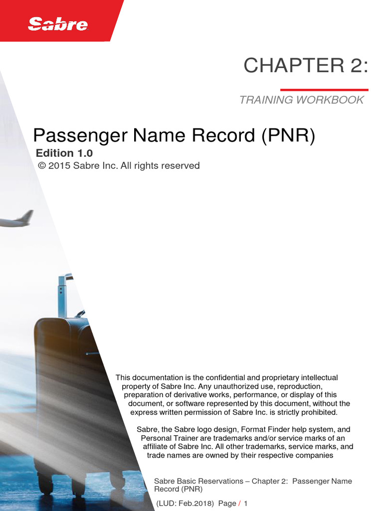 Chapter 2. - Passenger Name Record | PDF | Civil Aviation | Aviation
