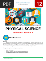 Physical Science Module 1 | PDF | Atoms | Atomic Nucleus
