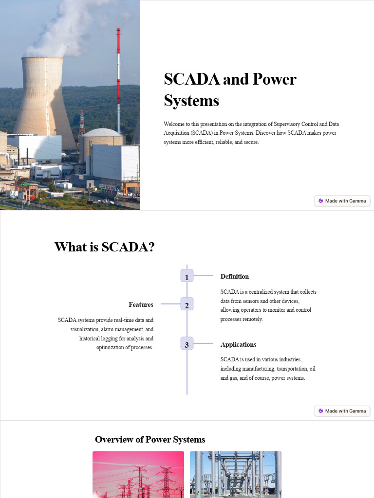 SCADA Integration in Power Systems | PDF | Scada | Smart Grid
