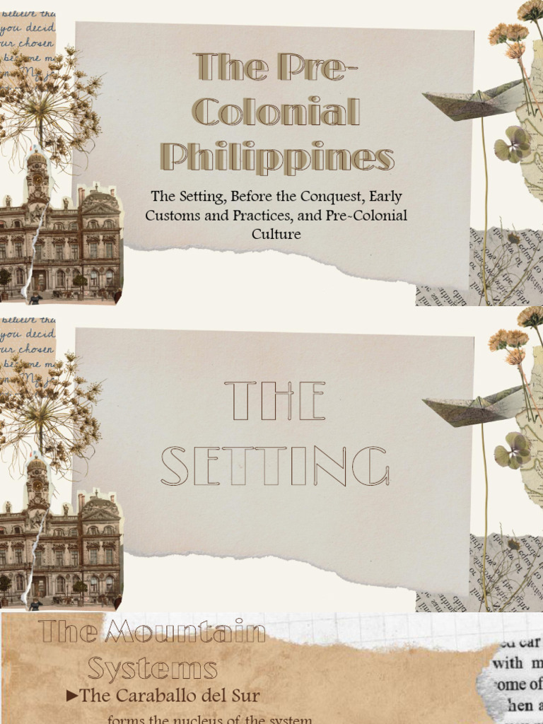 Pre-Colonial Philippines: Culture and Geography | PDF | Philippines