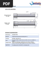 Material Data Sheet For UPVC Pipes | PDF