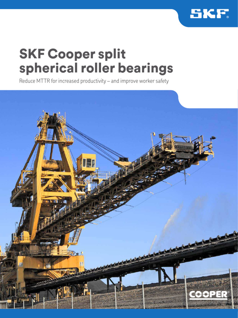 SKF Cooper Split Spherical Bearings Guide | PDF | Bearing (Mechanical ...