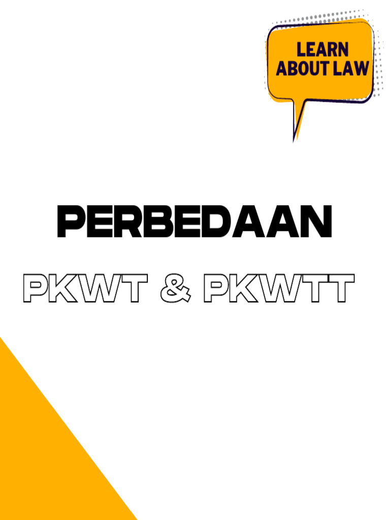PKWT Dan PKWTT | PDF