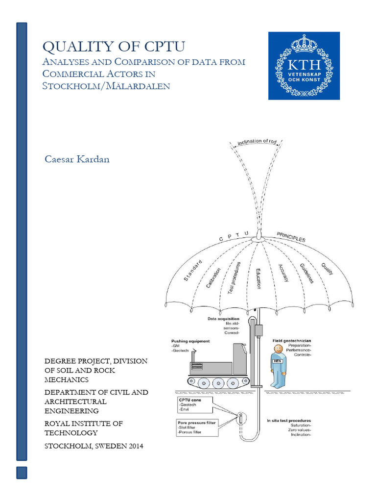 How To Control CPT Quality Data During Test | PDF