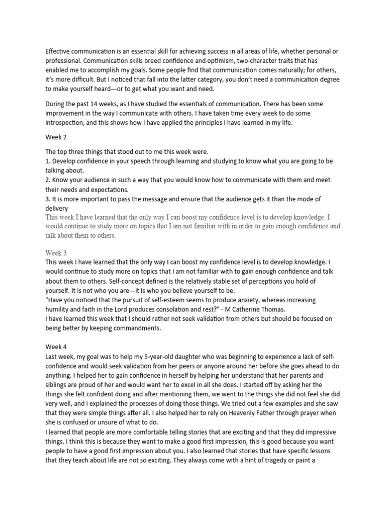 Mastering Effective Communication Skills | PDF | Knowledge | Communication