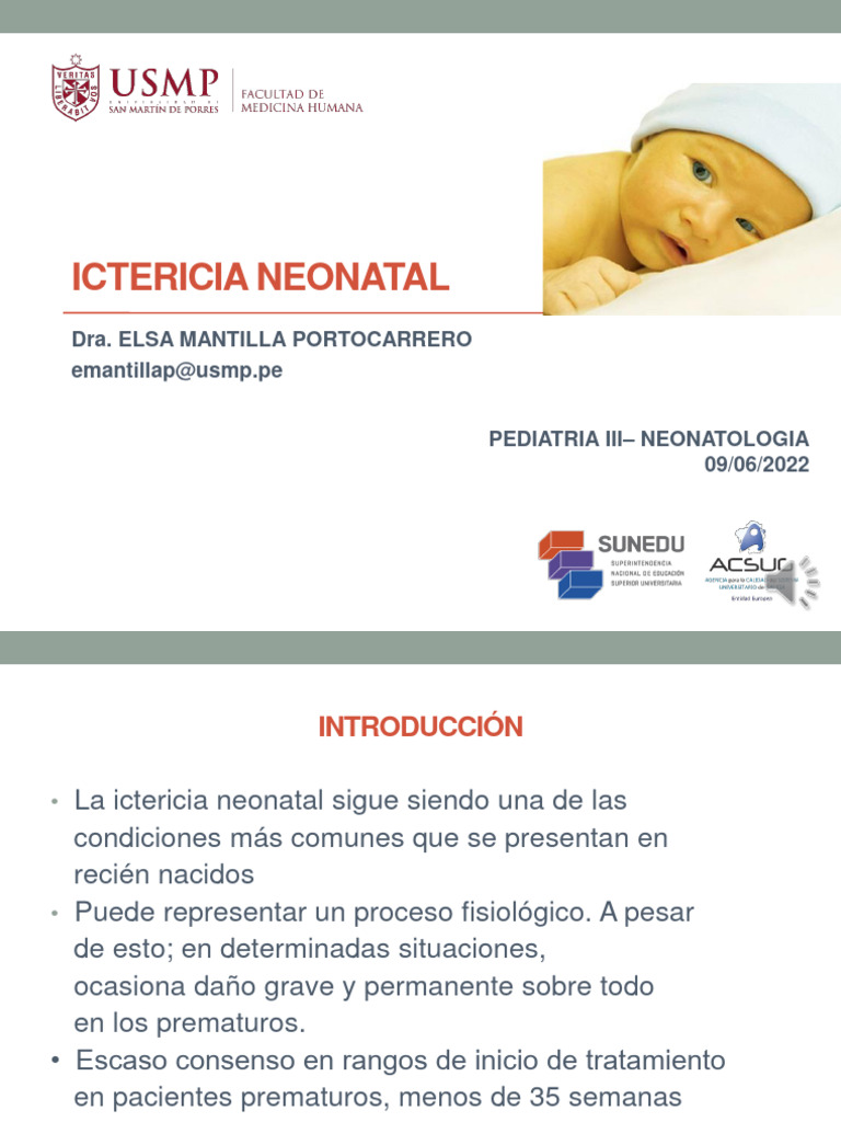 Ictericia Neonatal | PDF