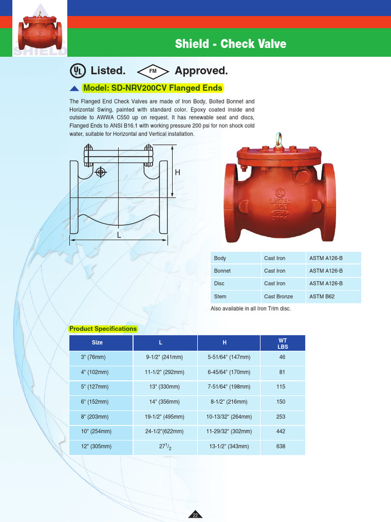 Non Return Valve | PDF