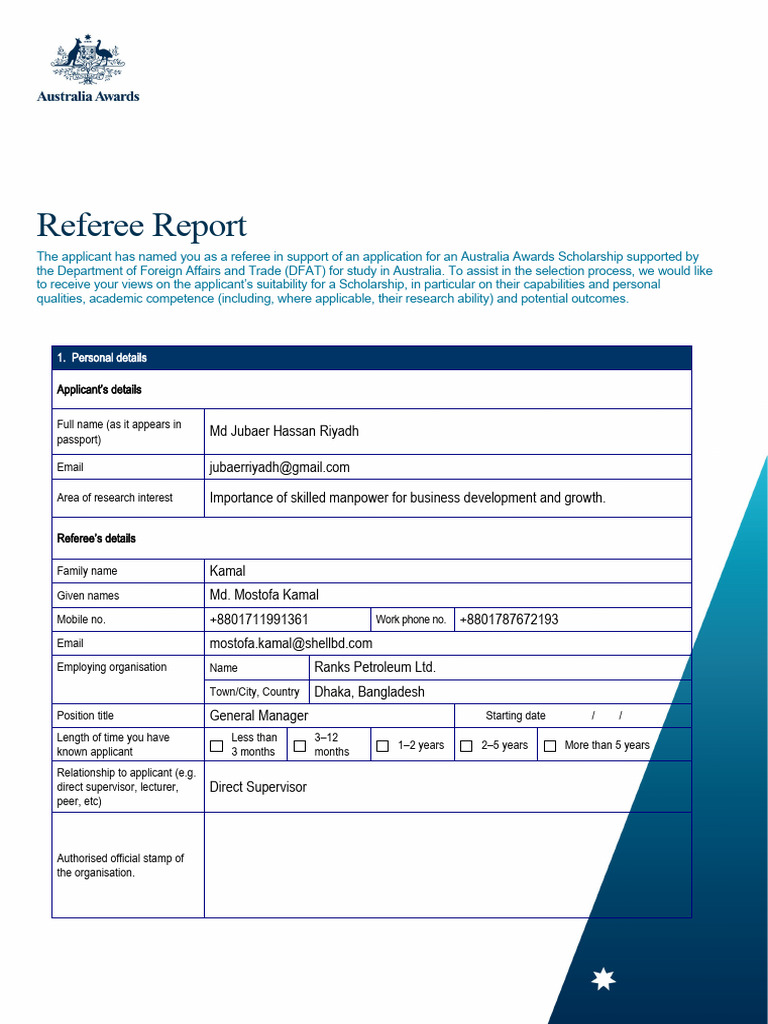 Referee Report Template Word | PDF | Leadership | Doctor Of Philosophy
