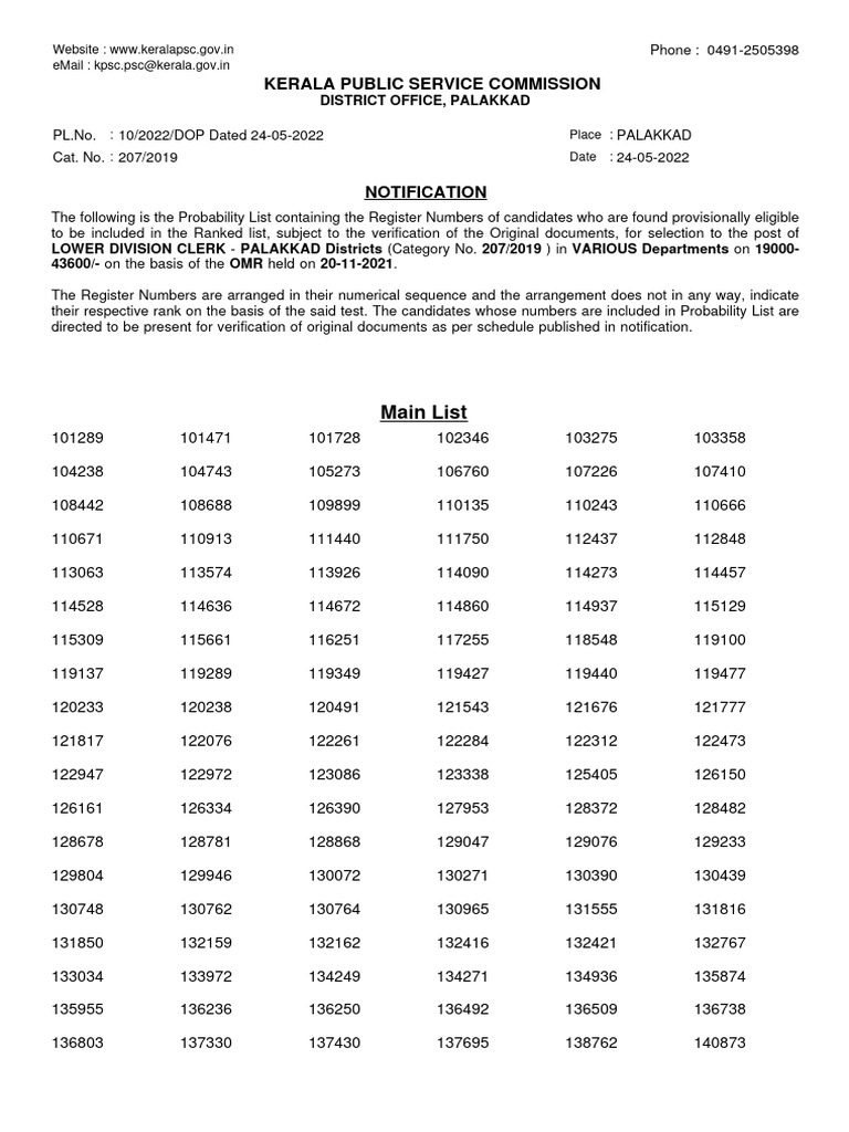LDC Rank List (Short List) and Cutoff Mark 2022 | PDF LDC Rank List (Short List) and Cutoff Mark 2022 | PDF