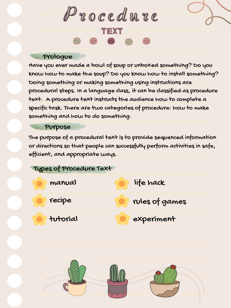 LKPD Procedure Text X TJKT | PDF | Procedural Knowledge | Sentence ...
