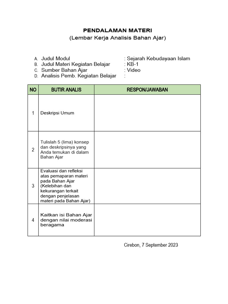 Analisis Modul 5 KB 1 | PDF