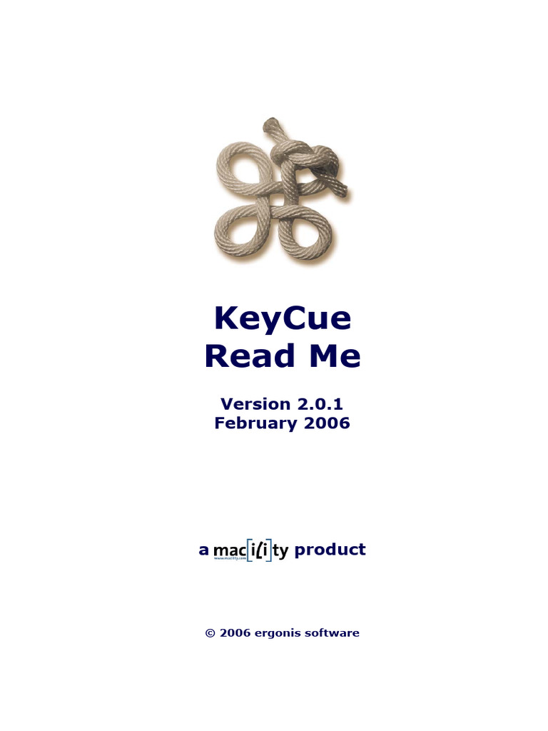 KeyCue Read Me | PDF