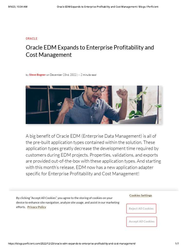 Oracle EDM Expands To Enterprise Profitability and Cost Management ...