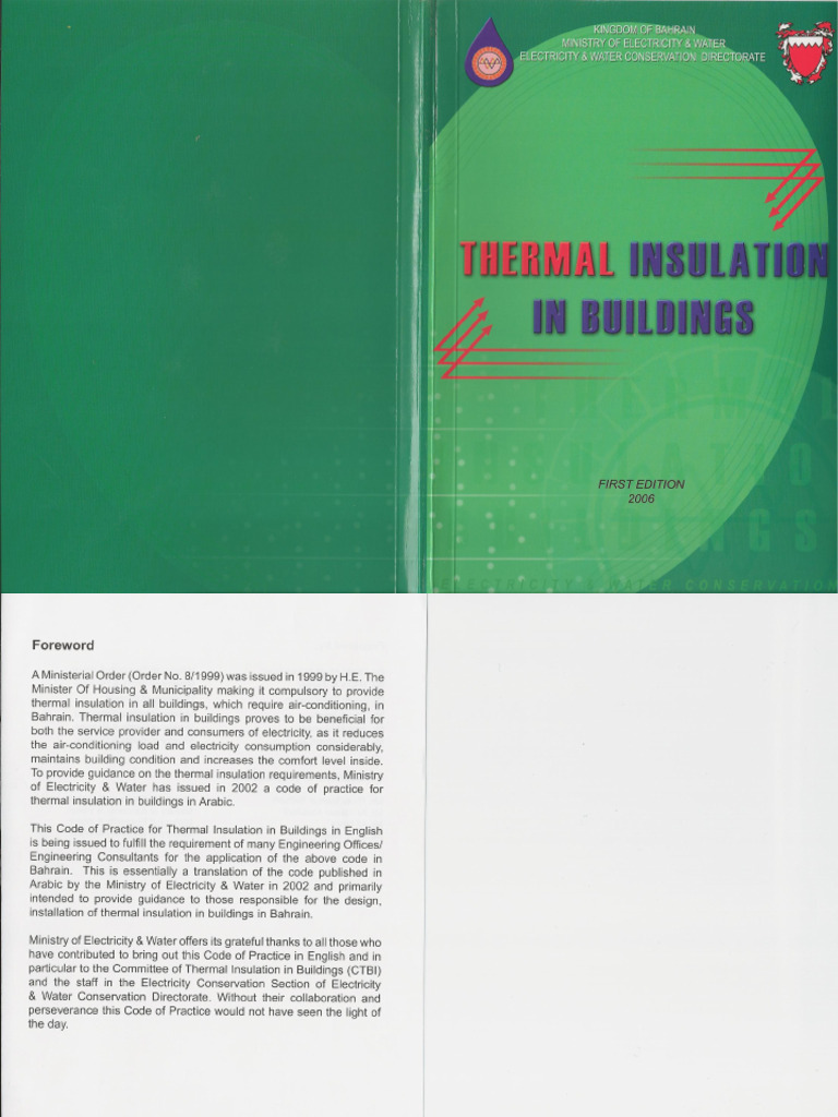 BAHRAIN - Thermal Insulation Book | PDF