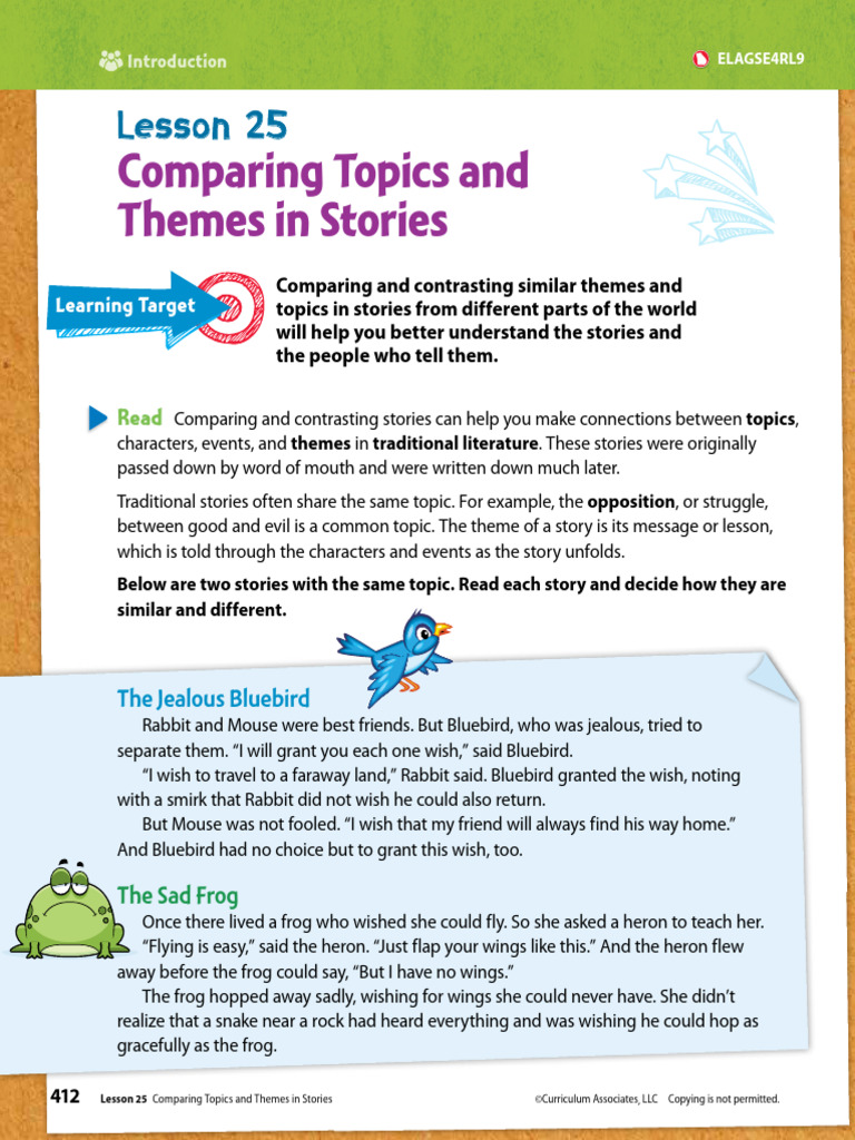 Grade 4 ELA Week 2 Days 3 and 4 | PDF | Folklore