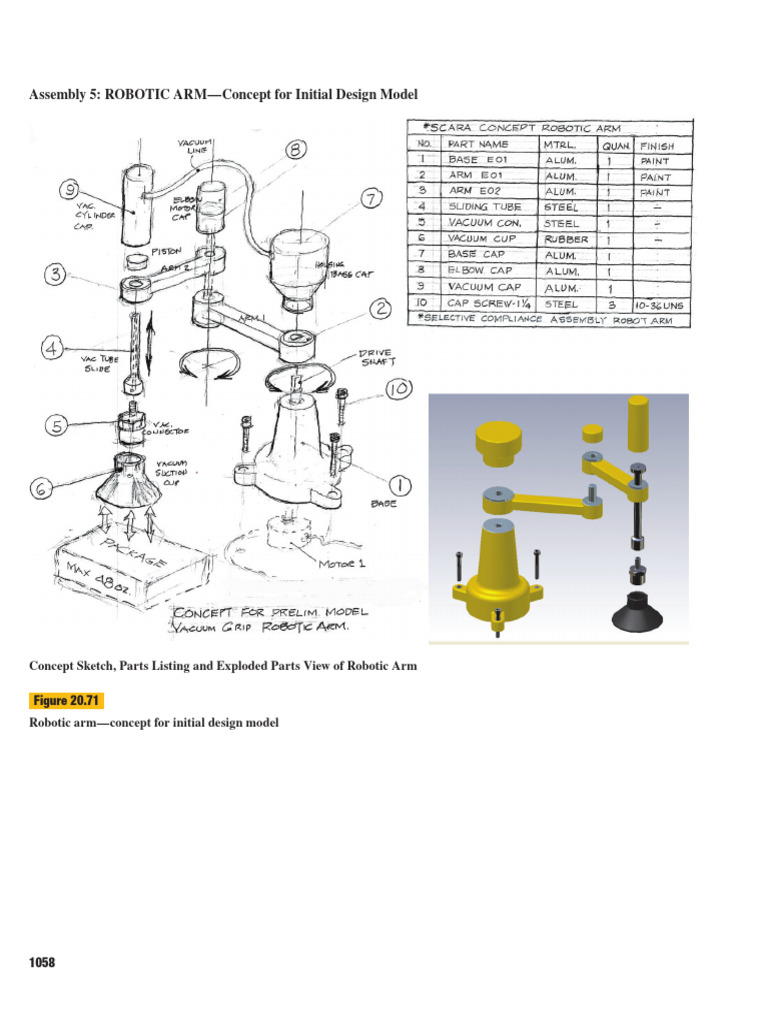 20-71 Robotic Arm ASSEMBLY | PDF | Manufactured Goods