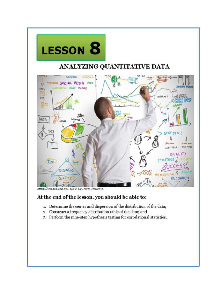 Lesson 8-Analyzing Quantitative Data | PDF
