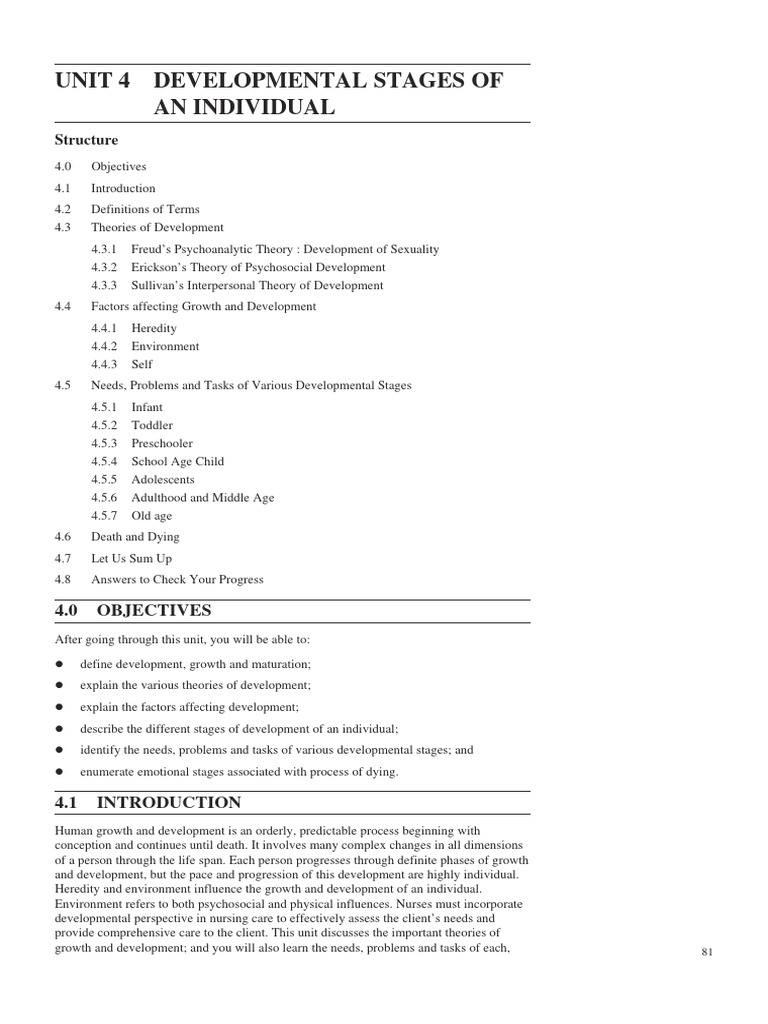 Unit 4 | Download Free PDF | Id | Adolescence