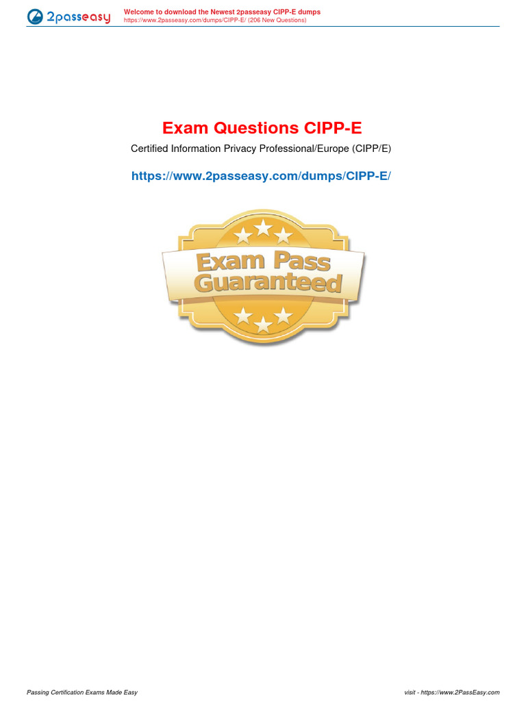 Iapp Exambible Cipp | PDF Iapp Exambible Cipp | PDF