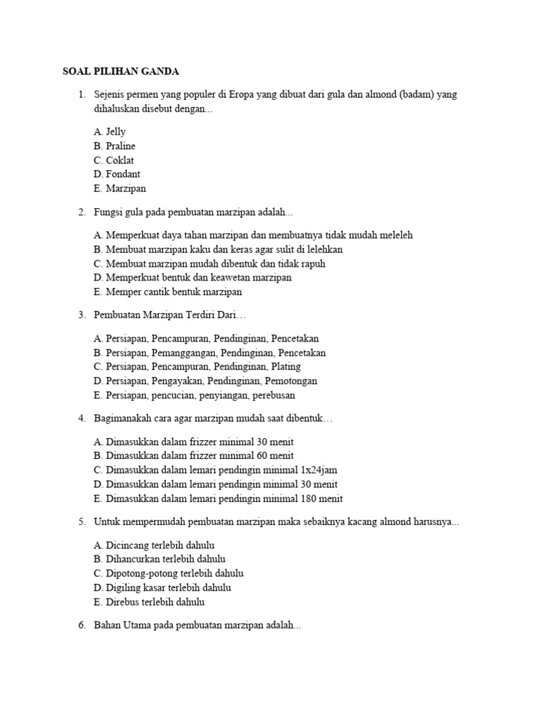 Soal PTS Ganjil PPB Xi 2023-2024 | PDF