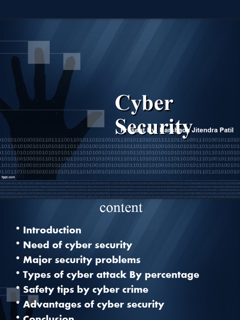 Project Report On Cyber Security | PDF