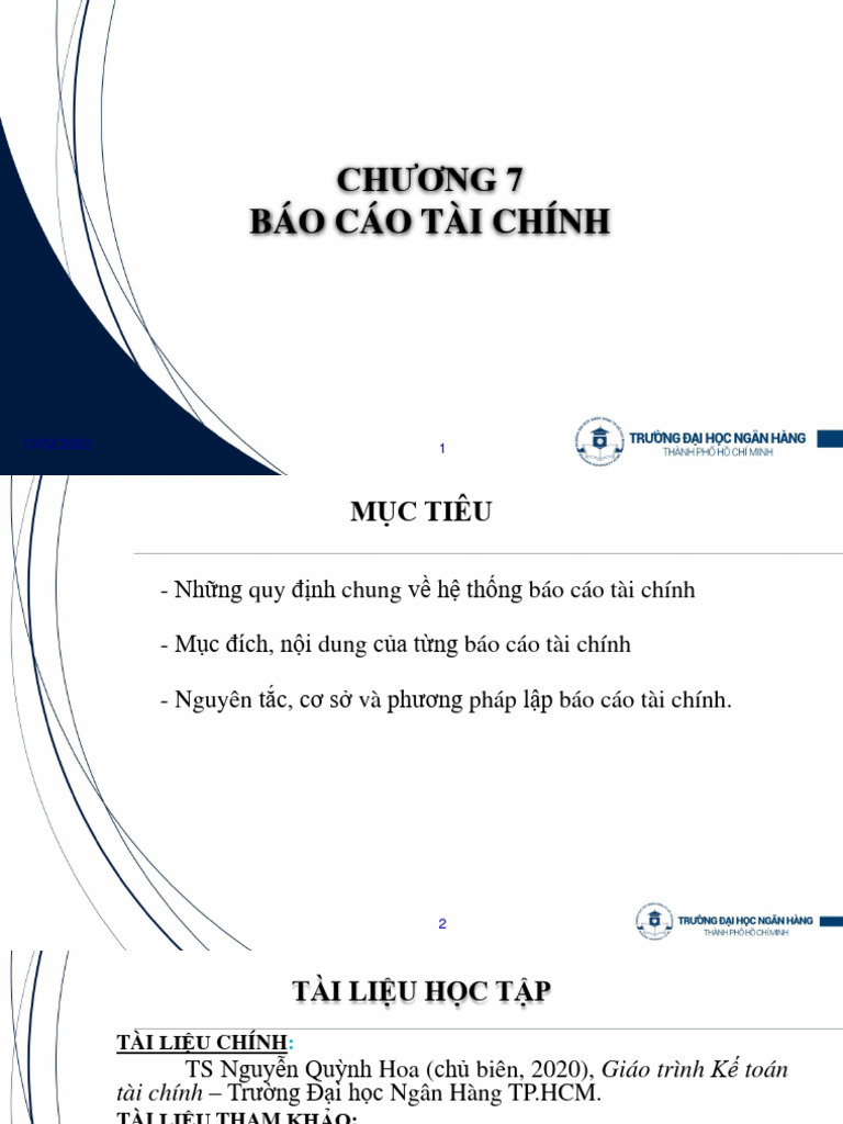ACC302 - Slide Bài Giảng KTTC - Chương 7 - ok | PDF