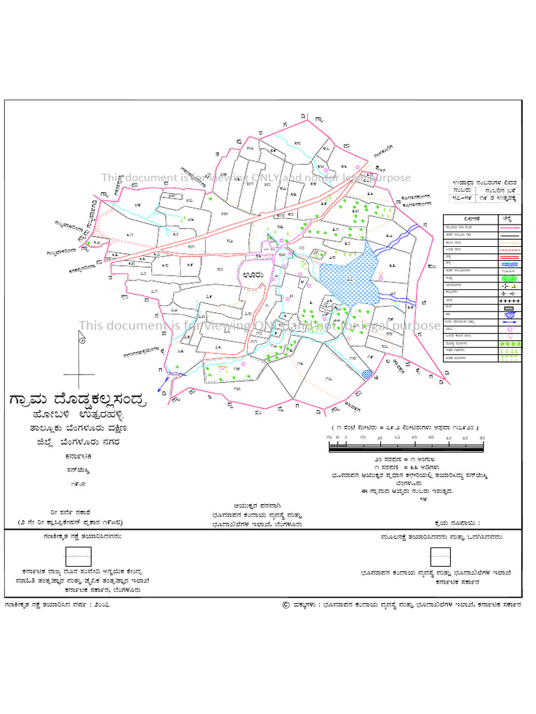 Doddakallasandra Map | PDF