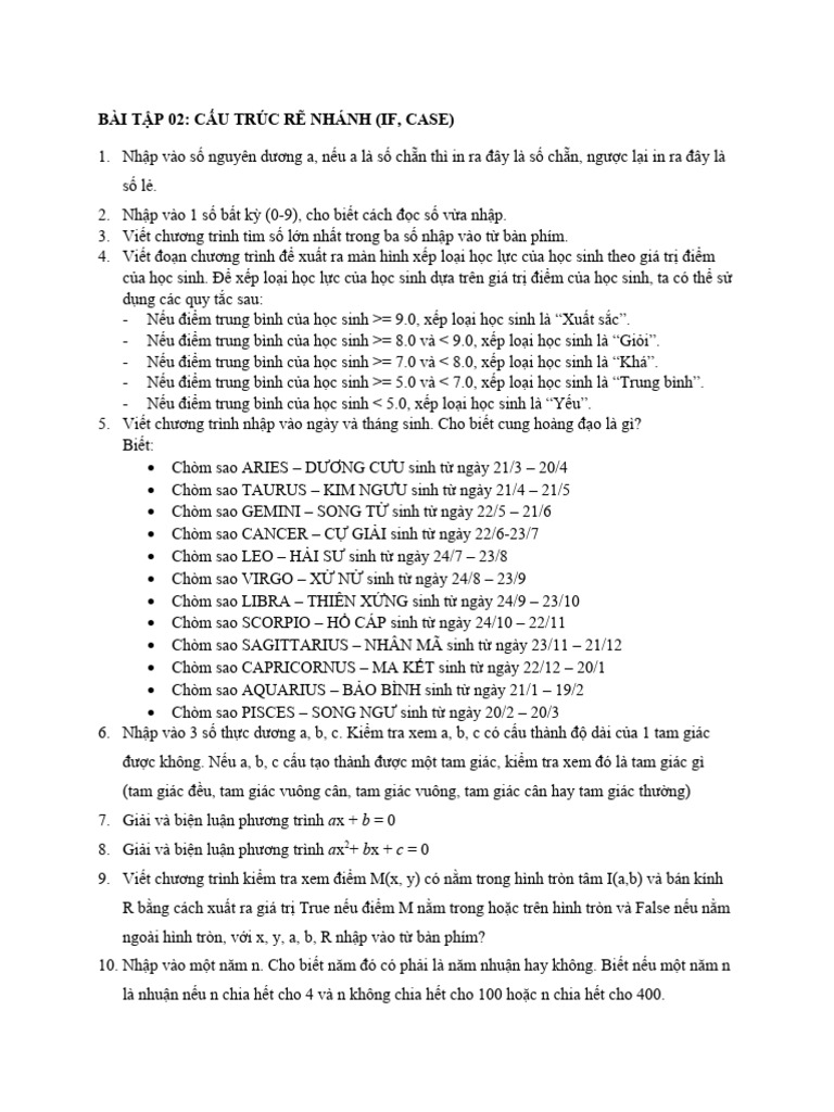 BÀI TẬP TUAN 02 - Jupyter Notebook | PDF