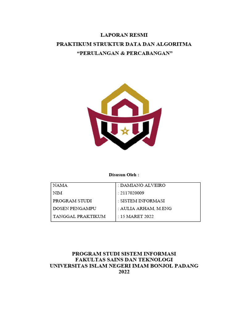 Laporan 2 Struktur Data Damiano | PDF