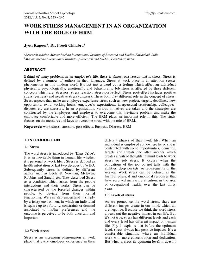 Case Study On TCS and Infosys | PDF | Stress (Biology) | Occupational Stress