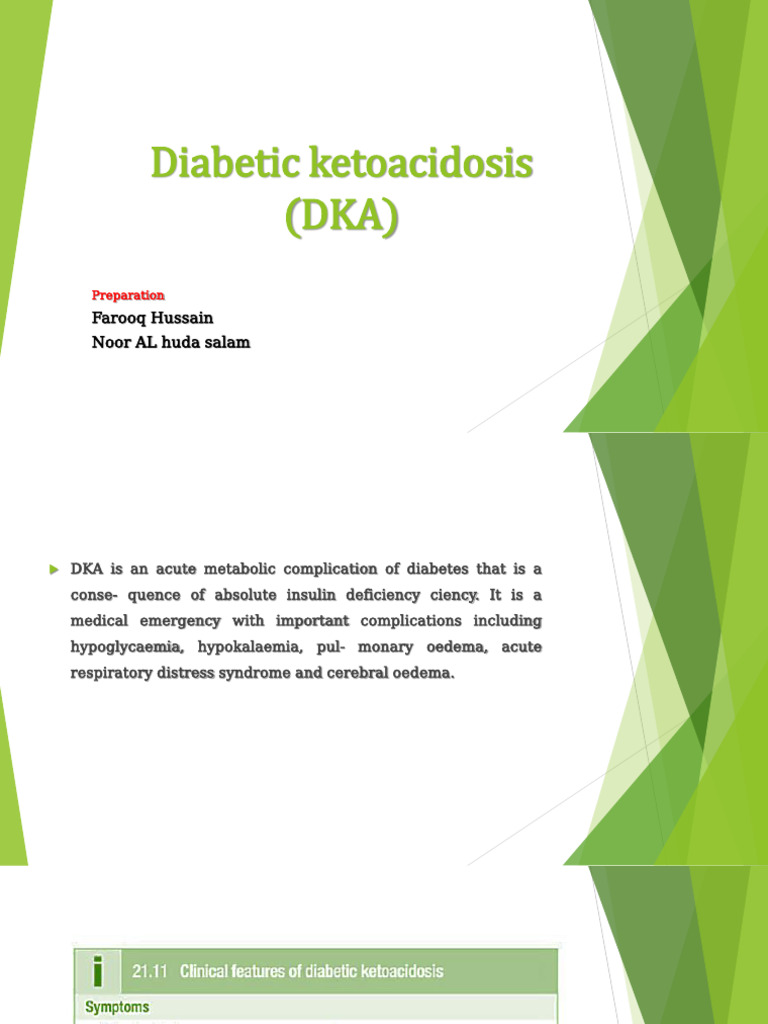 Diabetic Ketoacidosis (DKA) | PDF