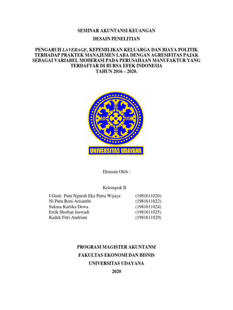 RPS 4 Design Penelitian | PDF