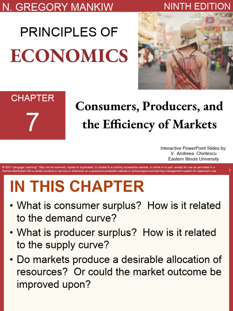 Interactive CH 07 Consumers, Producers, and The Efficiency of Markets ...
