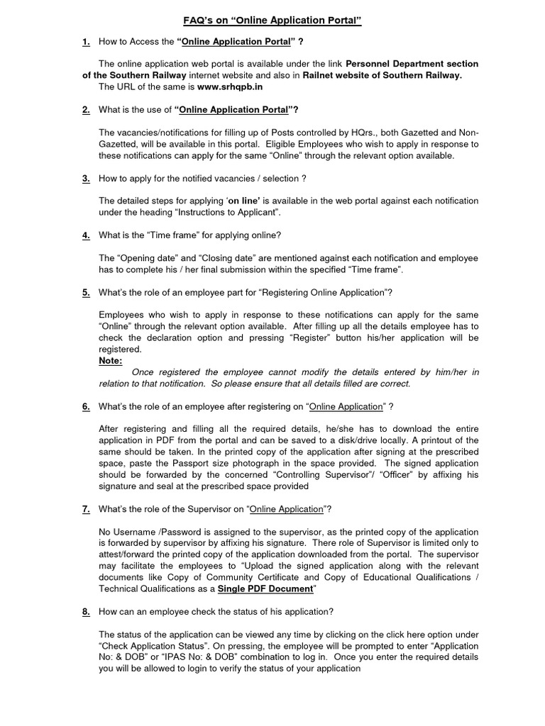 FAQ On Online Application | PDF | Computing | Software