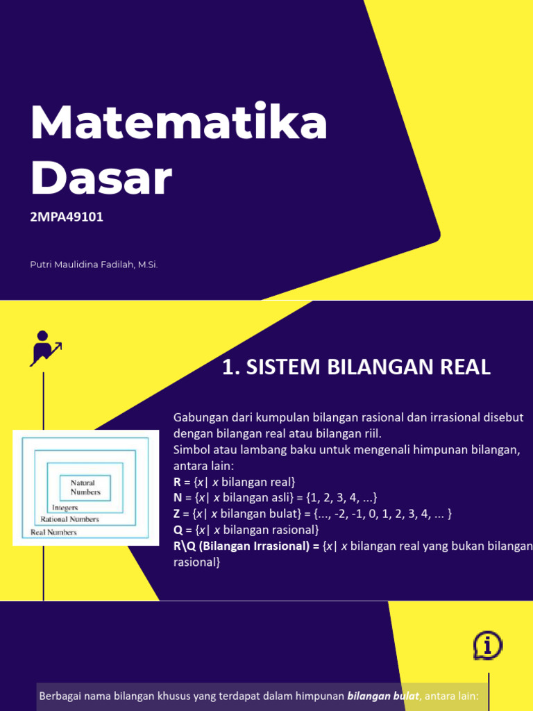 Sistem Bilangan Real | PDF