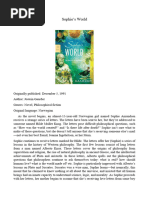 Sophie's World | PDF | Western Philosophy | Liberal Arts Education
