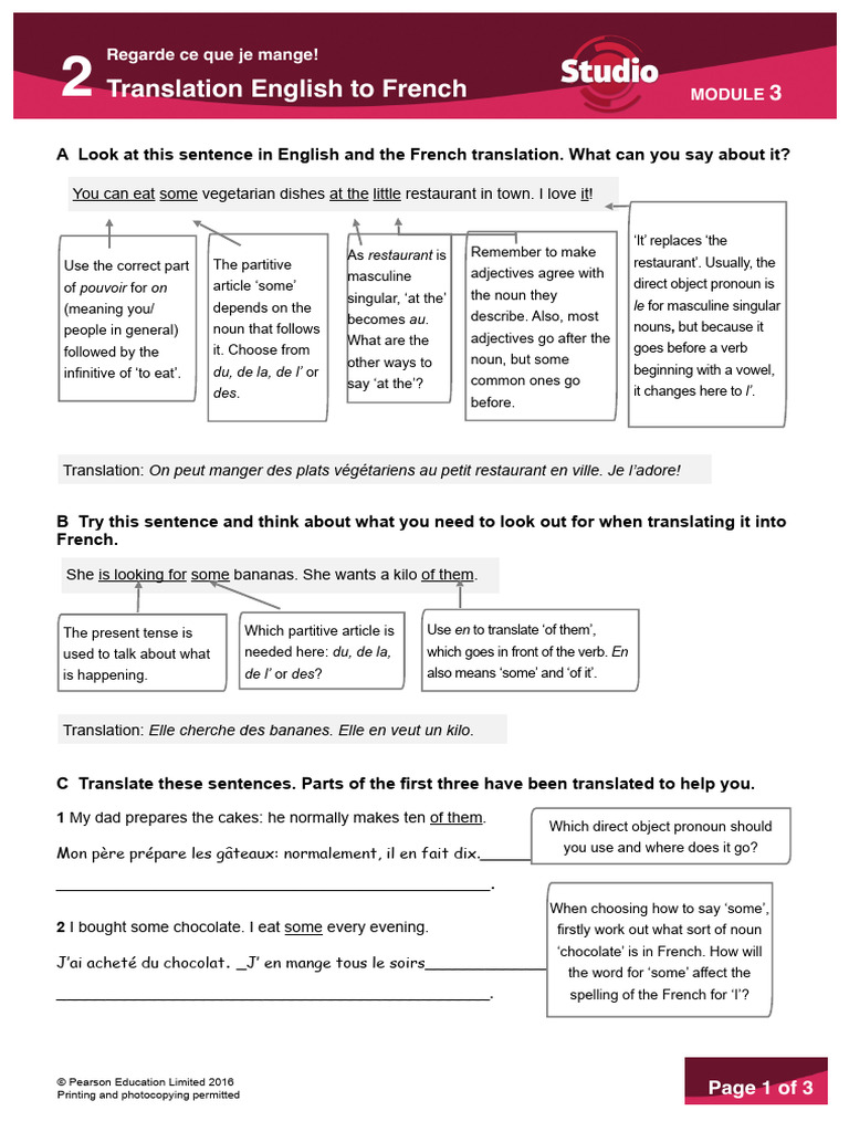 Module 3 Unit 2 Translation Skills | PDF