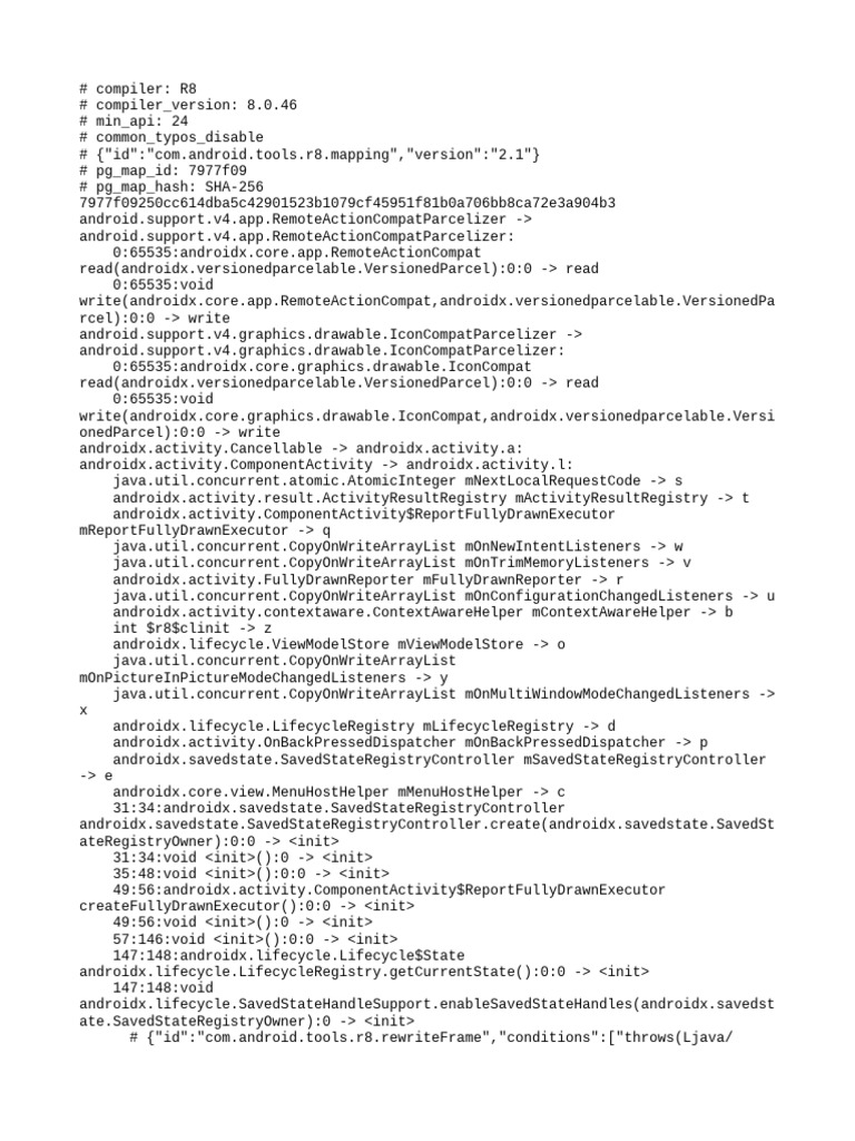 Mapping File2 | PDF | Android (Operating System) | Computing