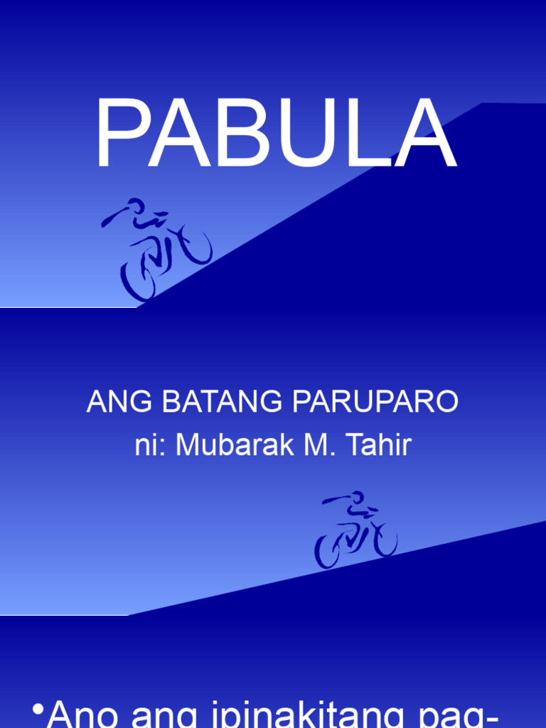 PABULA - Filipino 7 | PDF