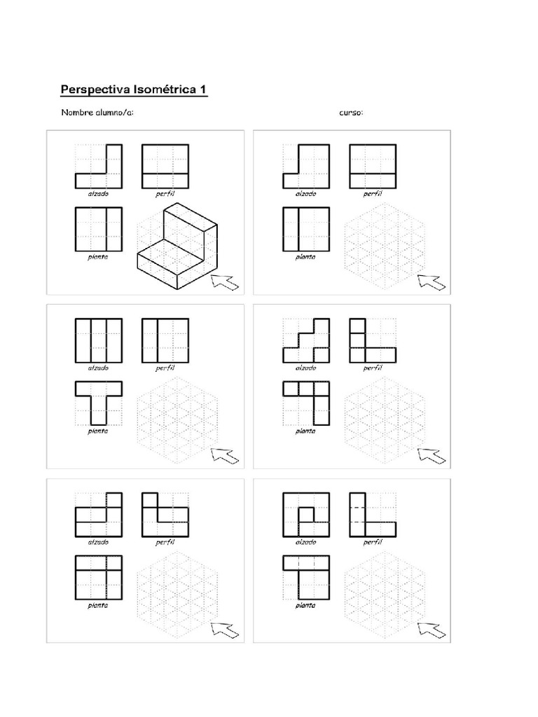 Ejercicios Perspectiva | PDF
