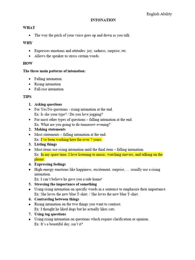 (Day 1-2) - Advanced Pronunciation Techniques | PDF